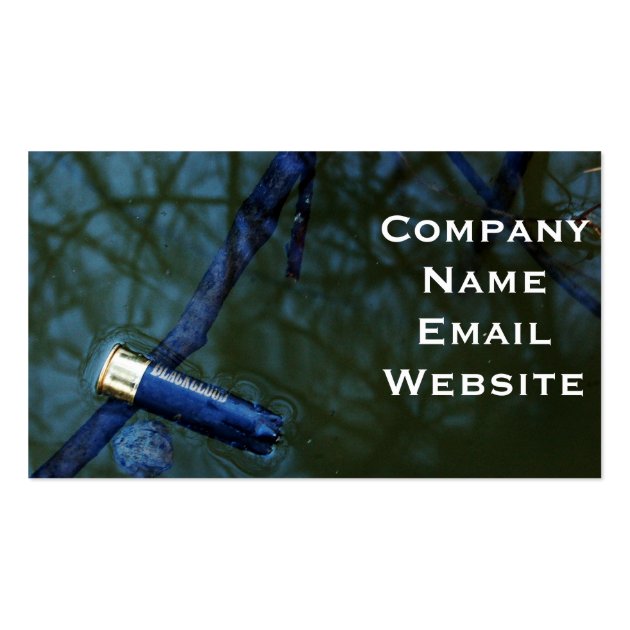 Shotgun Shell Business Card Templates