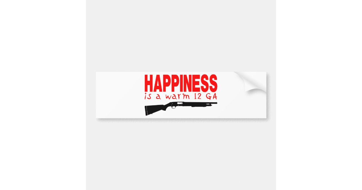 SHOTGUN SHOOTING BUMPER STICKER | Zazzle