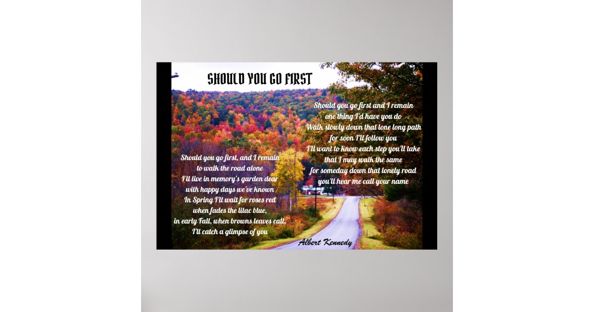 SHOULD YOU GO FIRST poster | Zazzle