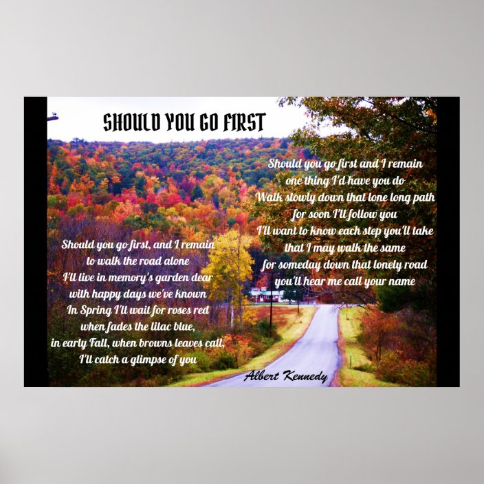 SHOULD YOU GO FIRST poster | Zazzle.com