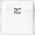 Show Me Da Pickle Classic Round Sticker | Zazzle