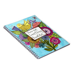 Show Me Something Beautiful Notebook | Zazzle
