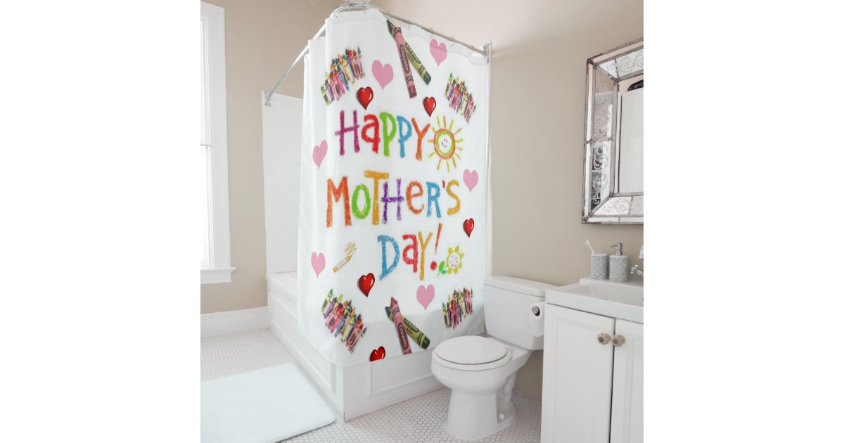 Shower Curtain Mothers Day Zazzle