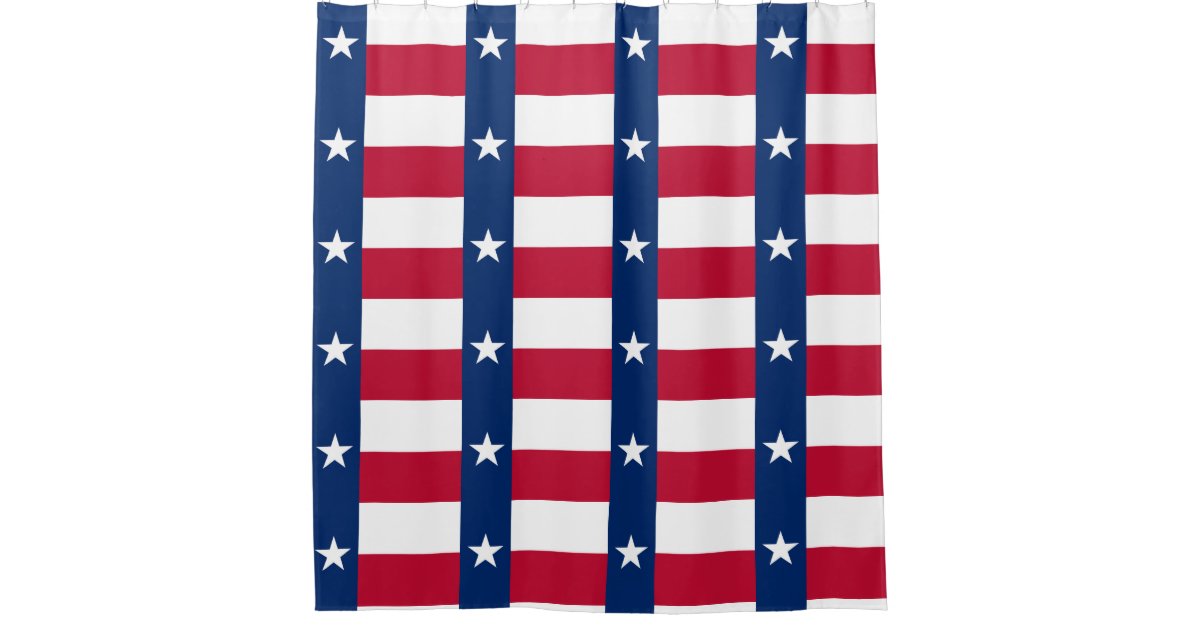 Shower Curtain with Flag of Texas State, USA | Zazzle