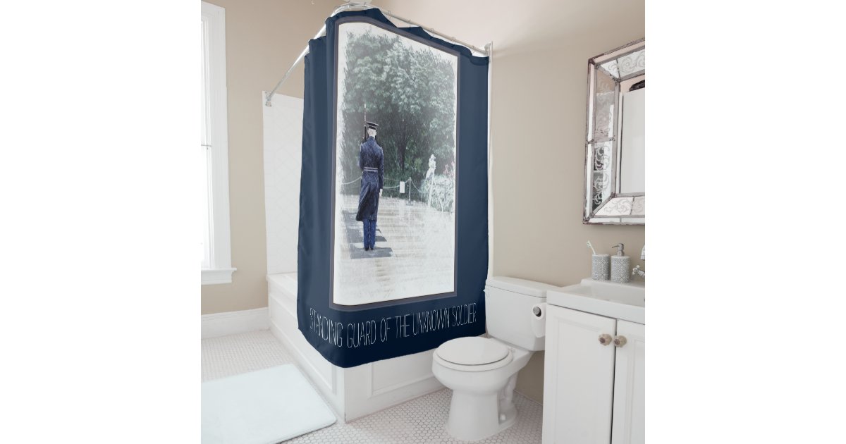 Shower CurtainStanding Guard Shower Curtain | Zazzle