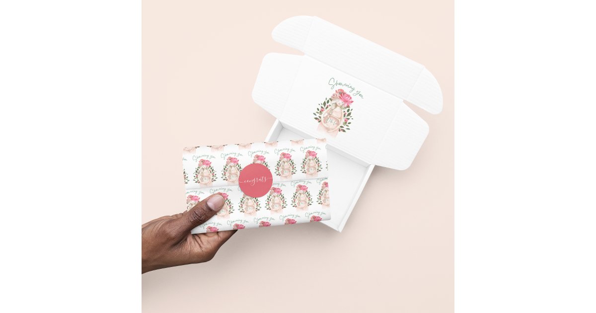 Showering You With Love Tissue Paper | Zazzle