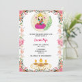 Shree Laxmi Puja Floral Invitation | Zazzle
