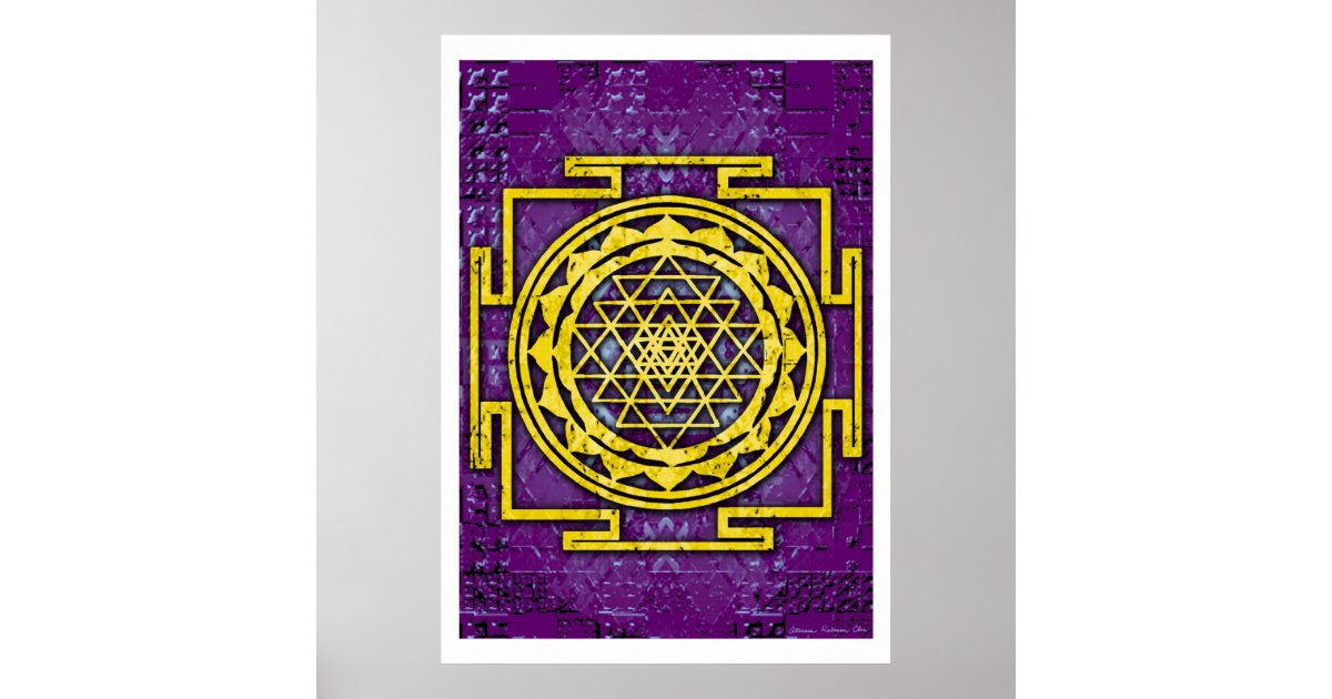 Shri Yantra Poster | Zazzle