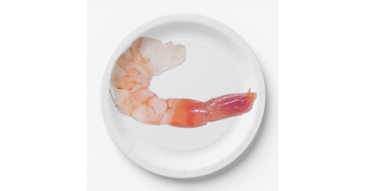 Shrimp/Prawn Paper Plates | Zazzle