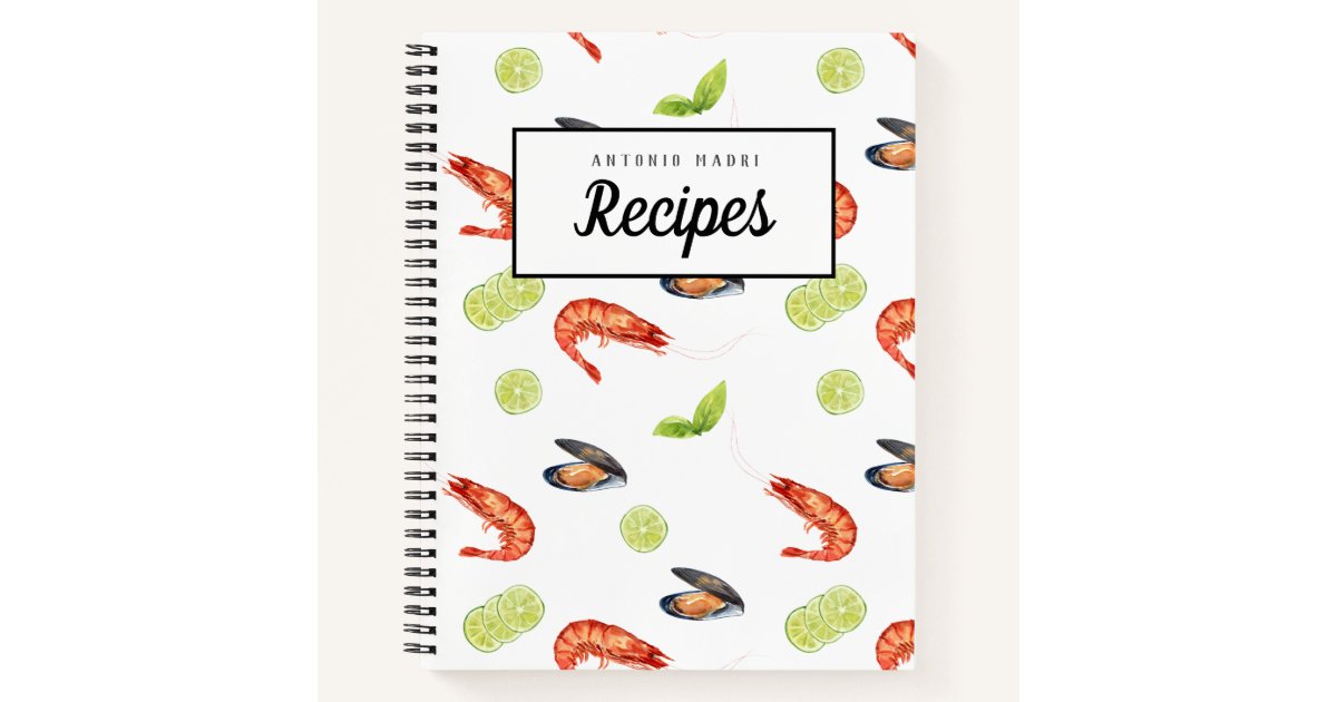 Shrimp Scampi Recipe Book | Zazzle