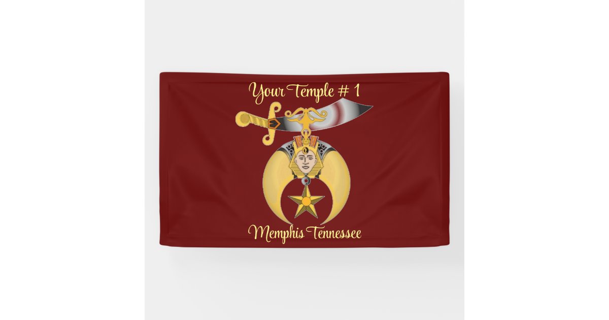 Shriners Banner | Zazzle