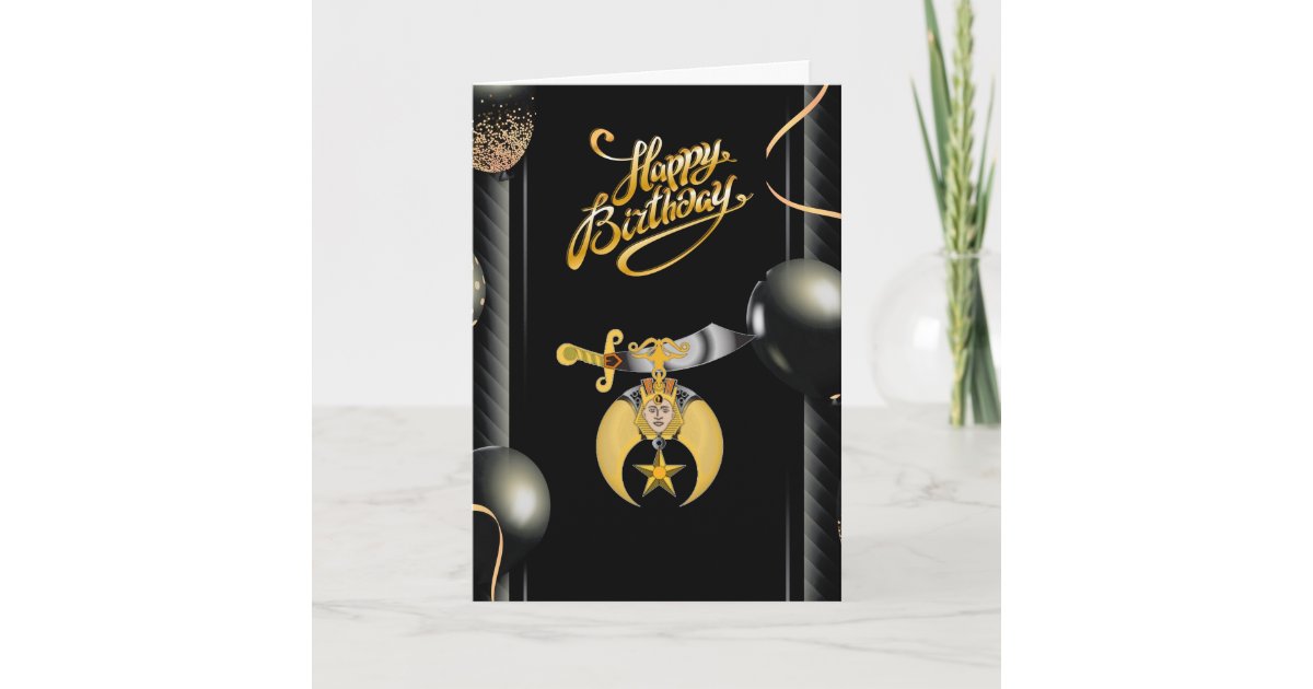 Shriners' Birthday Card | Zazzle
