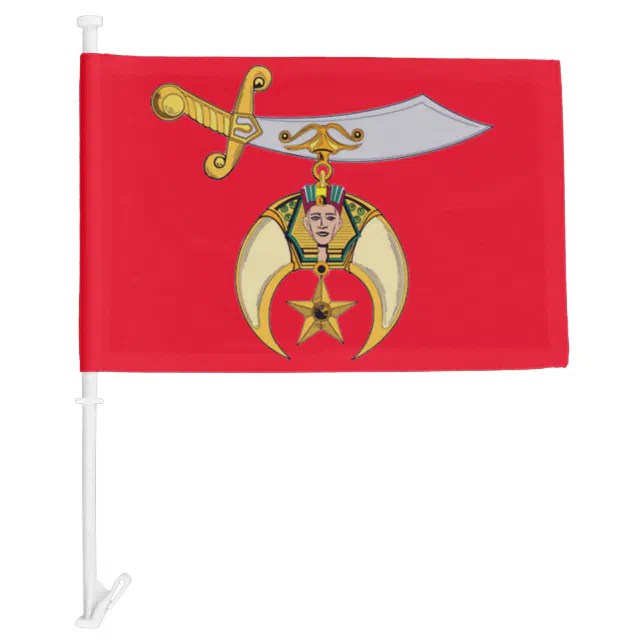 SHRINERS CAR FLAG | Zazzle