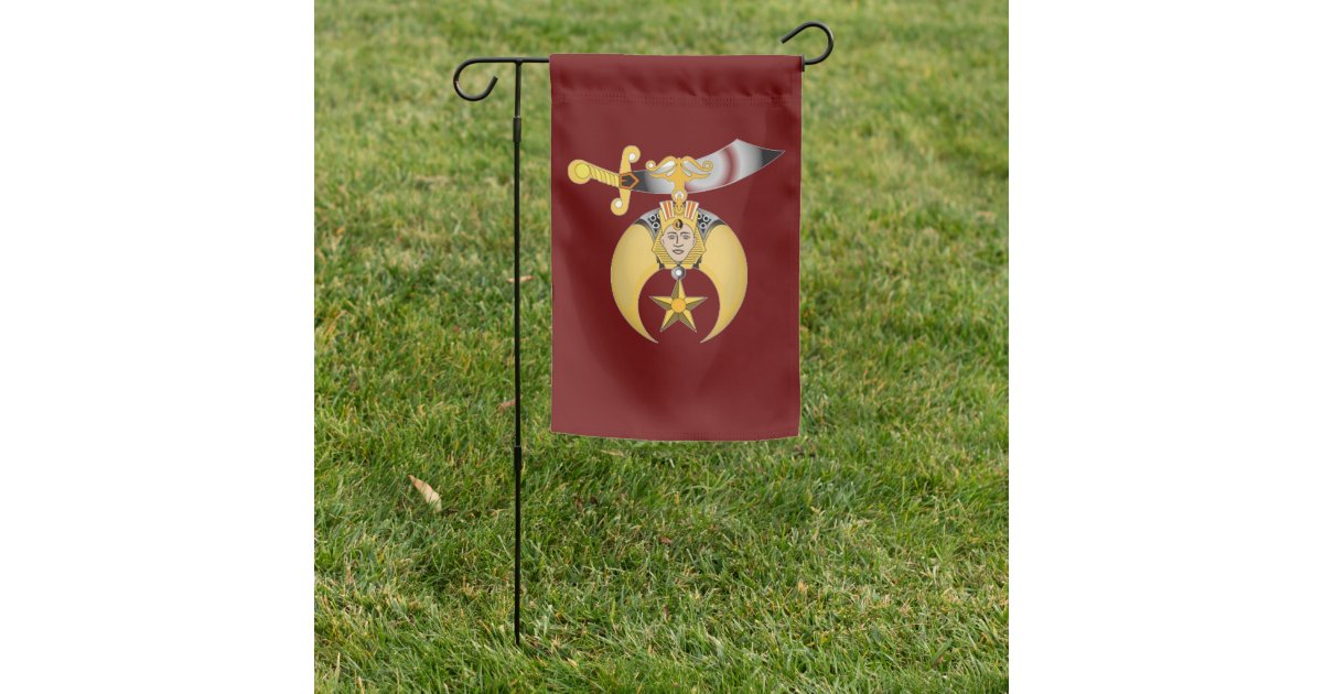 Shriners Garden Flag | Zazzle