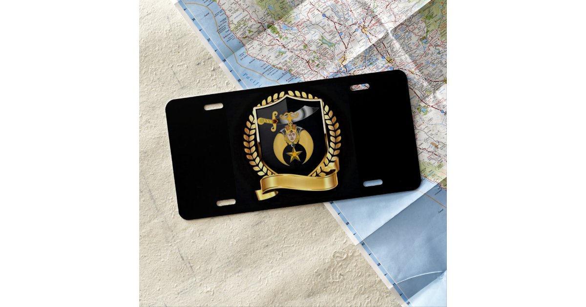 Shriners License Plate | Zazzle