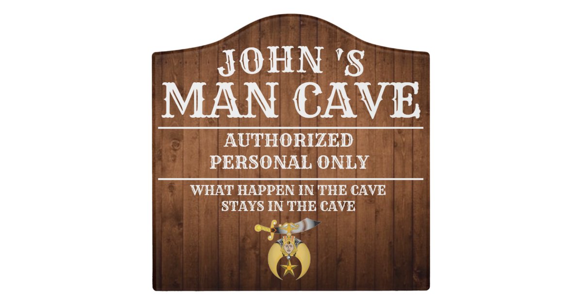 Shriners Man Cave Door Sign | Zazzle