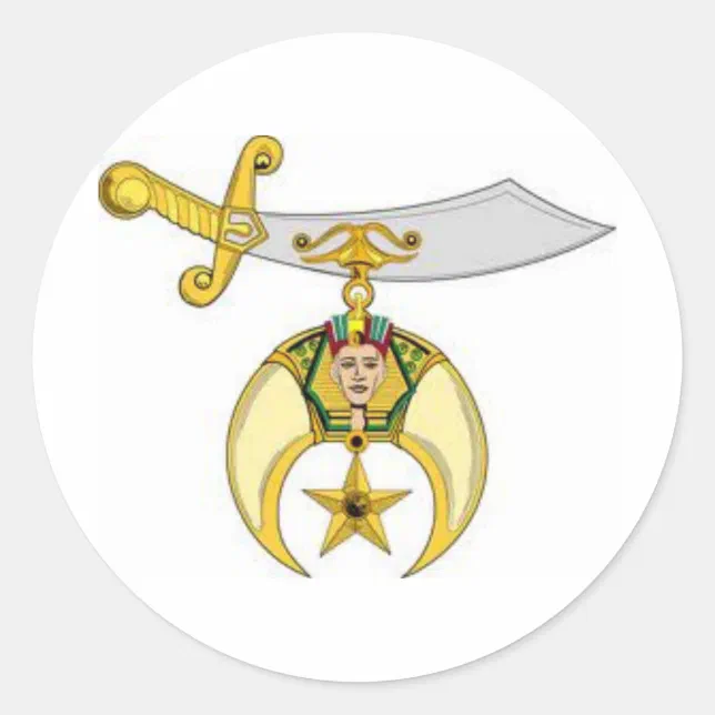 Shriners Products Classic Round Sticker | Zazzle