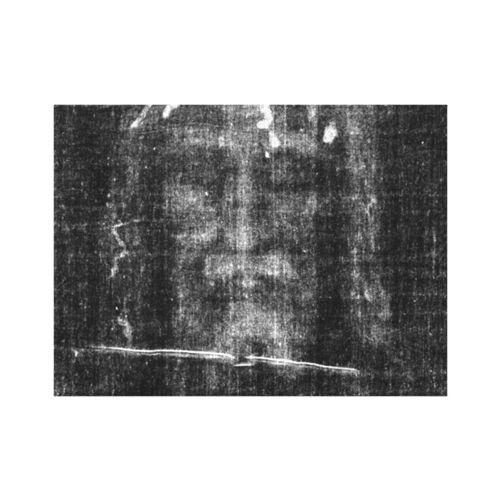Shroud Of Turin Canvas Print | Zazzle.com