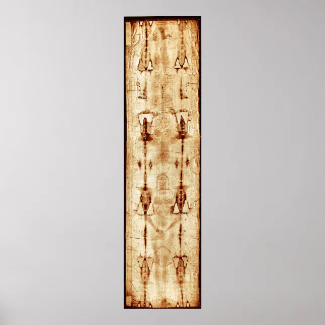 Shroud of Turin, ENHANCED, full image Jesus Christ Poster | Zazzle