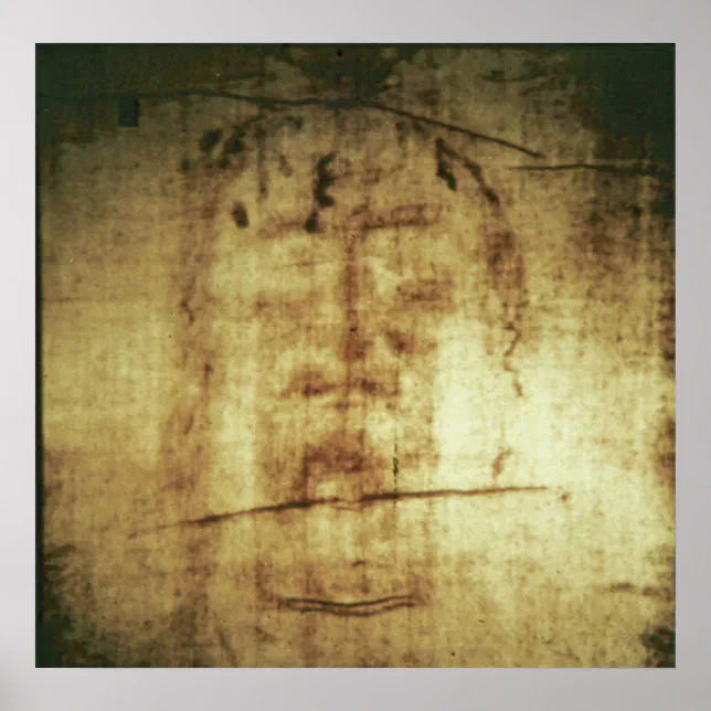 Shroud of Turin, Face View Poster | Zazzle