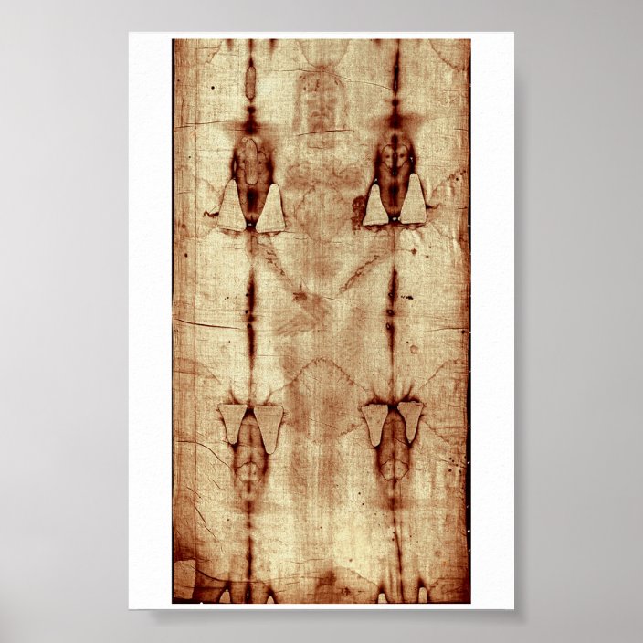 Shroud of Turin (Front Body full size) Poster | Zazzle.com