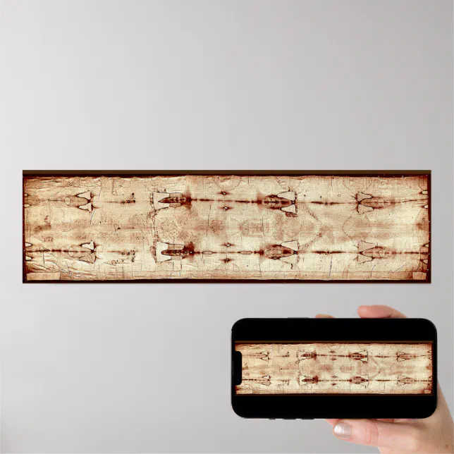 Shroud of Turin Jesus Burial Cloth Poster | Zazzle