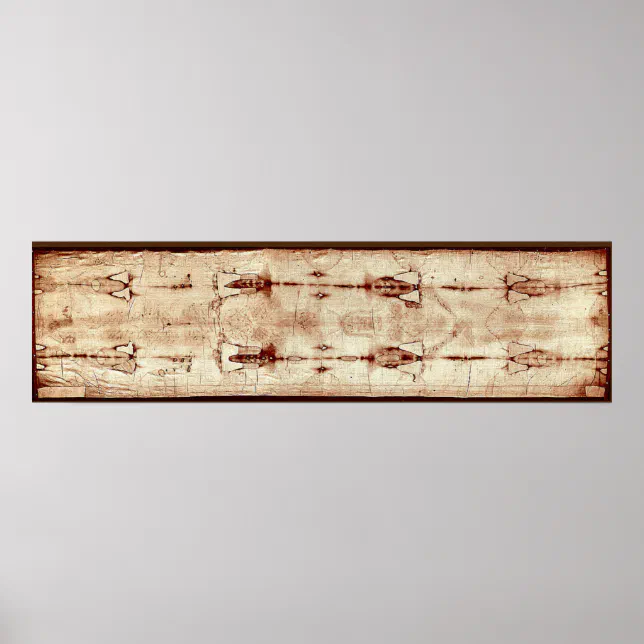 Shroud of Turin Jesus Burial Cloth Poster | Zazzle
