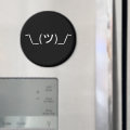 Shrug Emoticon ¯\_(ツ)_/¯ Japanese Kaomoji Magnet | Zazzle