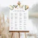 "Shucks" Coastal Oyster Alphabetical Seating Chart Foam Board | Zazzle