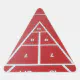 Shuffleboard on Board Triangle Sticker | Zazzle