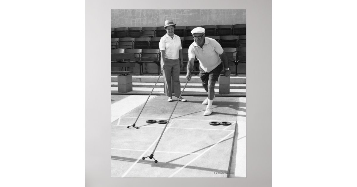 Shuffleboard Poster | Zazzle