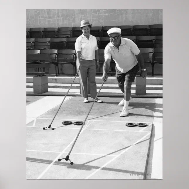 Shuffleboard Poster | Zazzle