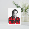 Shut Up Hippie -- Richard Nixon Postcard | Zazzle