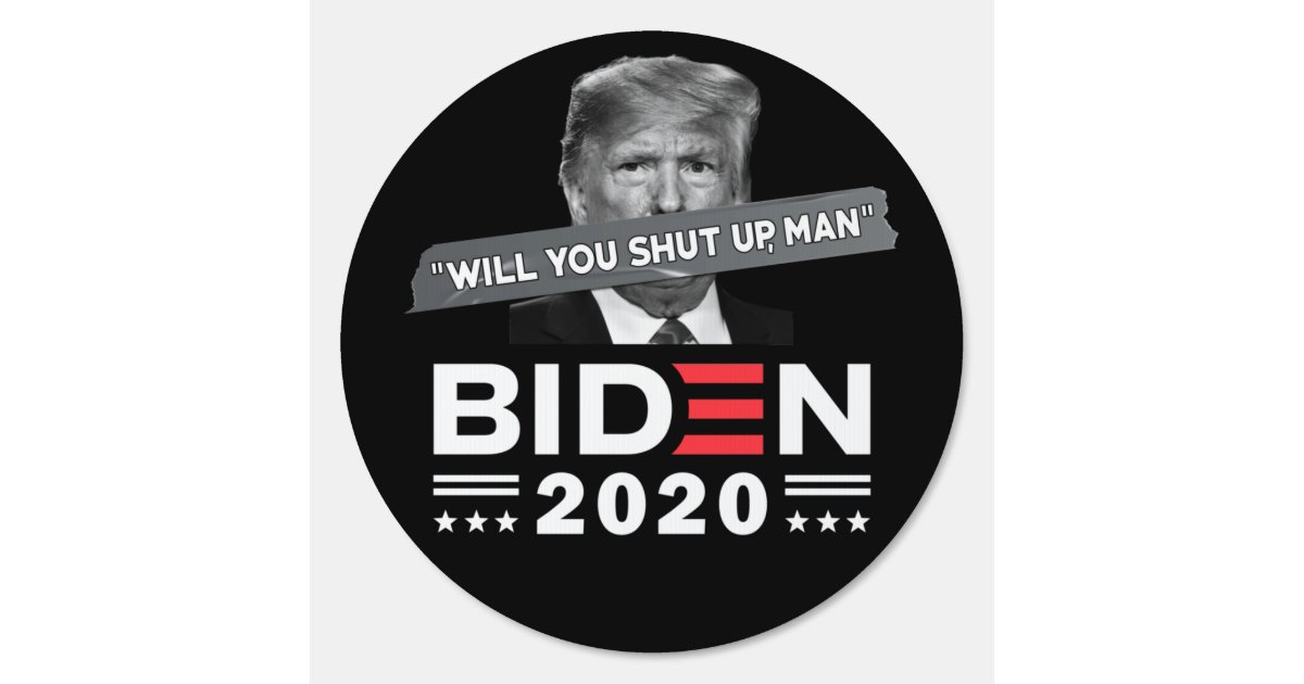 shut up man , will you shut up man sign | Zazzle