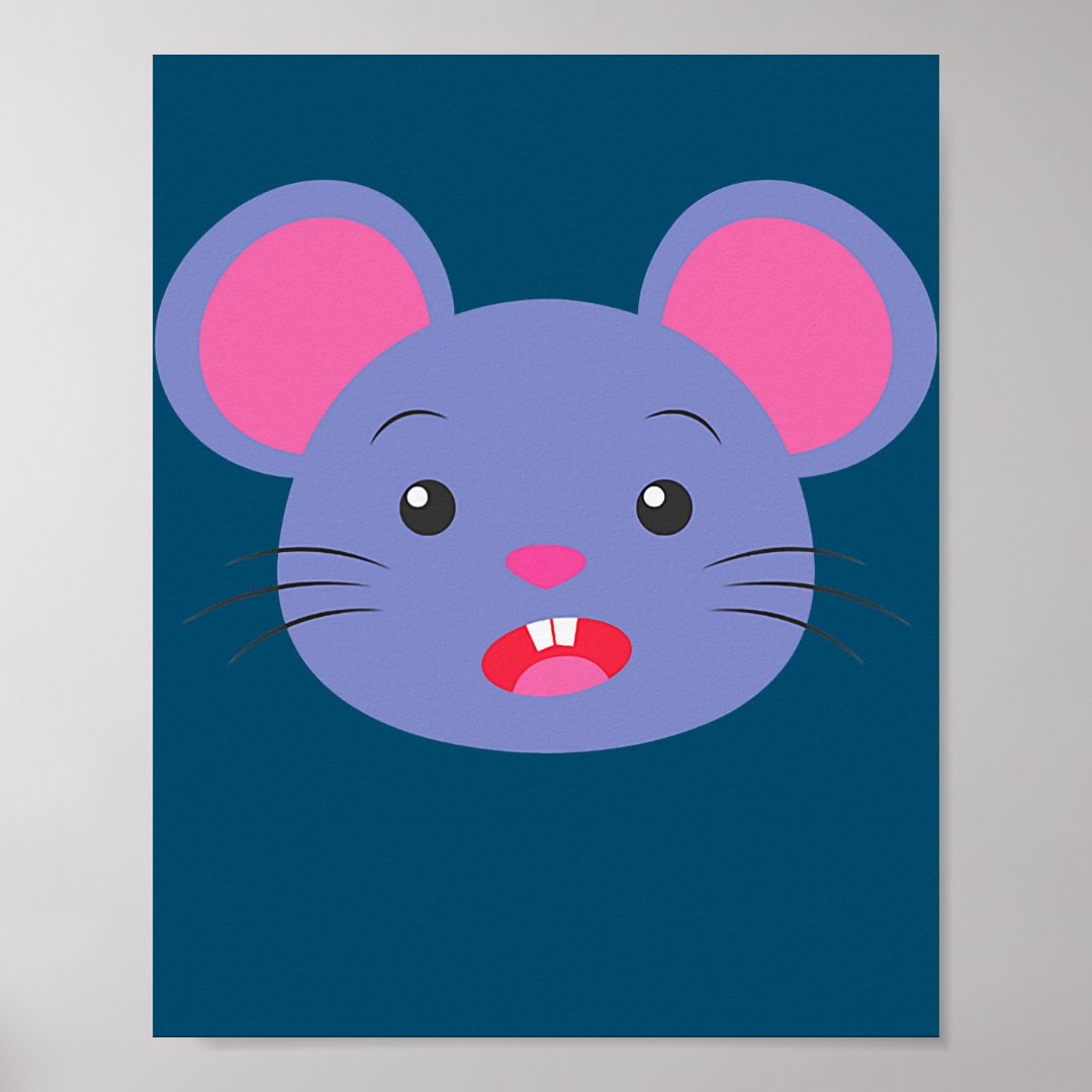 Shy little Mouse Poster | Zazzle