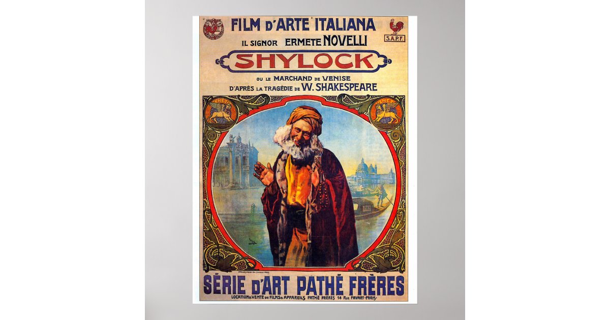 Shylock - Poster | Zazzle