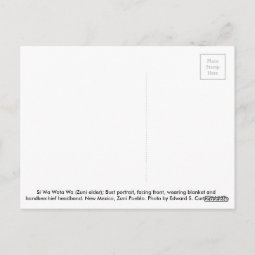 Si Wa Wata Wa (Zuni elder) Postcard | Zazzle