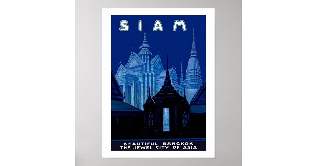 Siam Poster | Zazzle