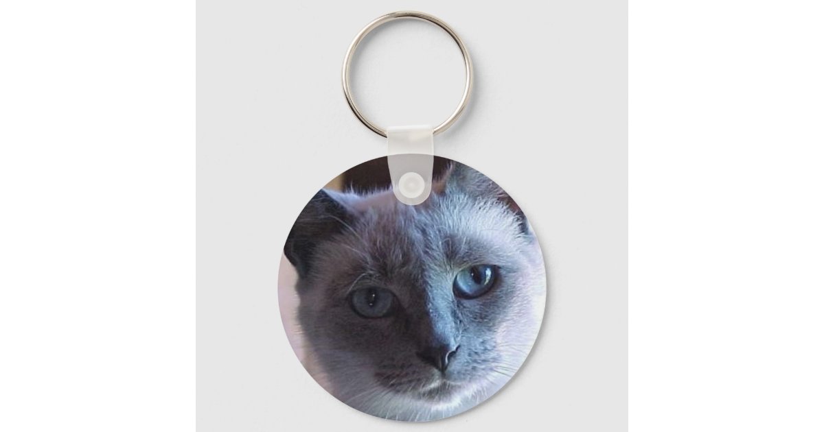 Siamese Cat keychain | Zazzle