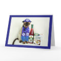 Siamese Cat Passover Card | Zazzle