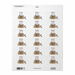 Siamese Cat Return Address Label | Zazzle