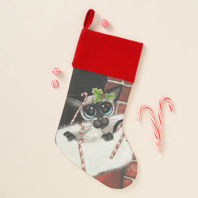 Siamese Cat Stocking Stuffer by Bihrle | Zazzle