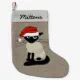 Siamese Santa Claws Funny Kitty Cat Holiday Xmas Small Christmas ...
