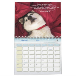Siberian Husky Calendar | Zazzle