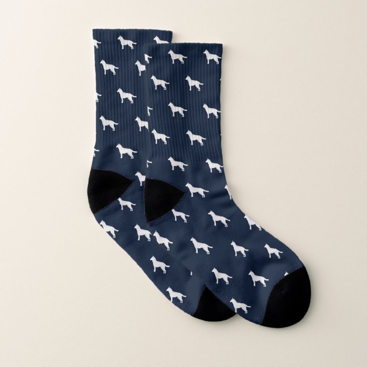 Siberian Husky Dogs Pattern Socks | Zazzle