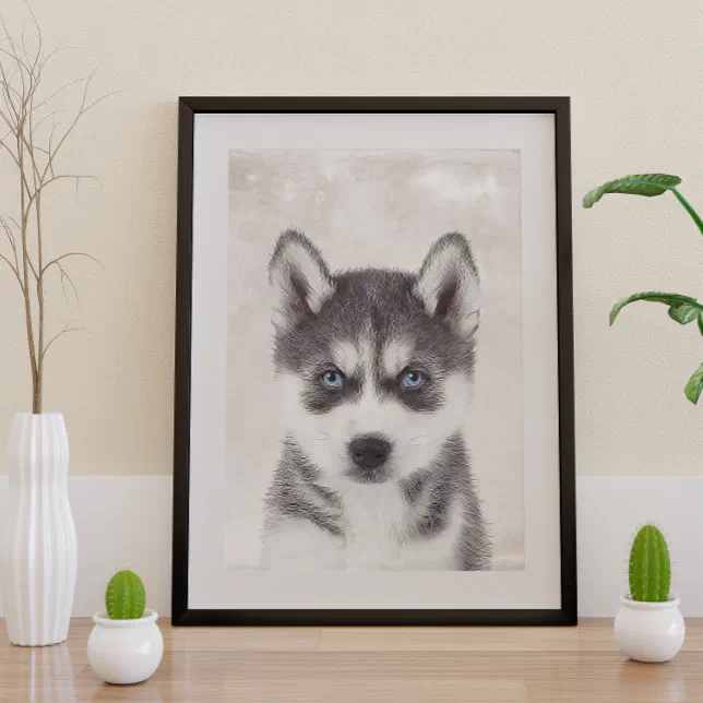 Siberian Husky Poster | Zazzle
