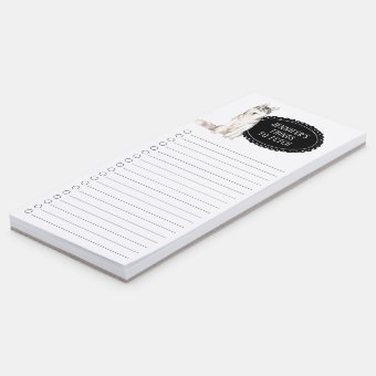 Siberian Husky Shopping List Magnetic Notepad | Zazzle