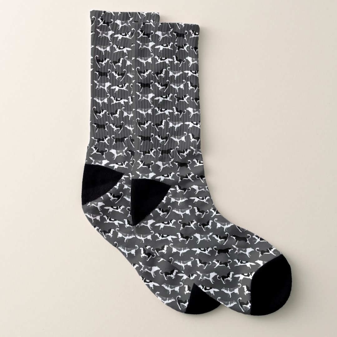 Siberian Husky Socks Cool Sled Dog Socks Customize | Zazzle