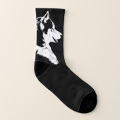 Siberian Husky Socks Husky Pup Socks Customize | Zazzle