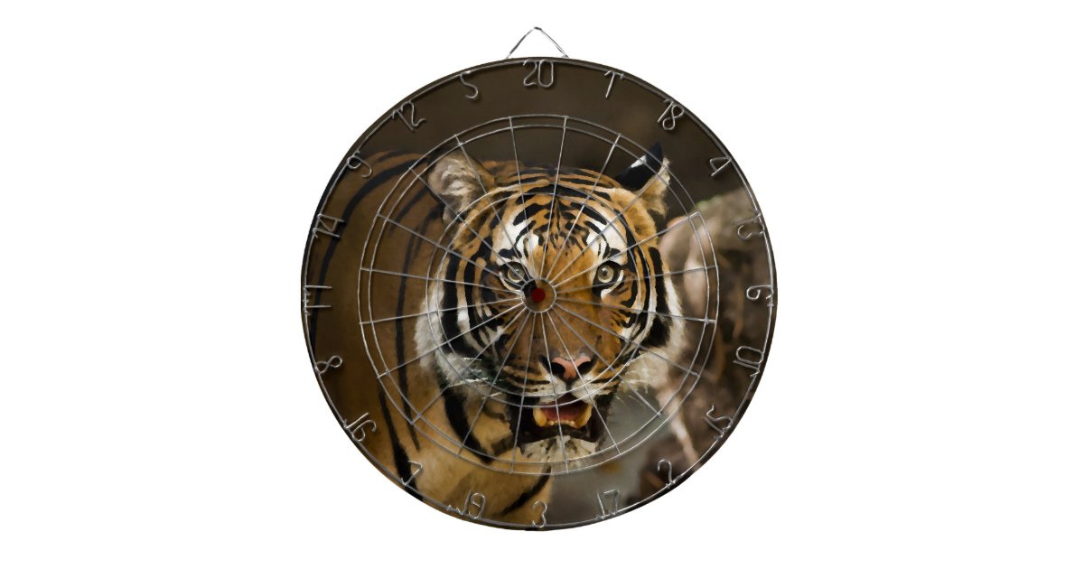 Siberian Tiger Dart Board | Zazzle